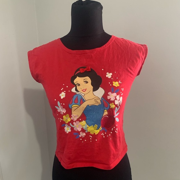 Disney | Tops | Snow White Crop Top | Poshmark